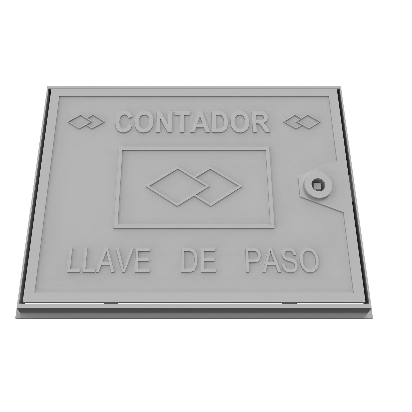 Aluminium Wall Trap Door Stopcock Counter B 41P