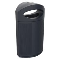 Papelera en termoplástico de material recuperado de origen marino P-23I ...