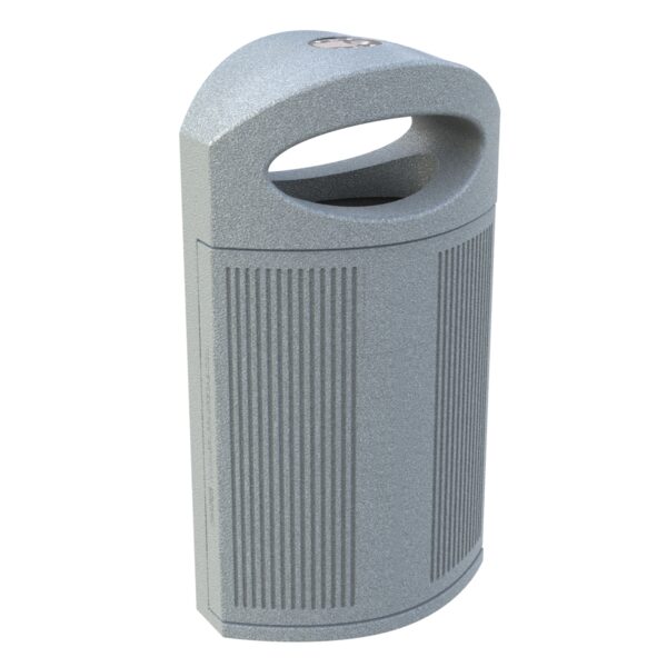 Papelera en termoplástico de material recuperado de origen marino P-23I ...